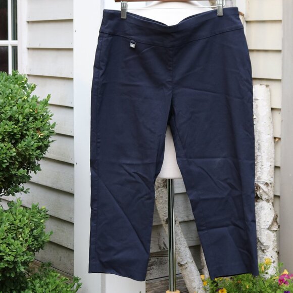 Alfani | Pants & Jumpsuits | Alfani Plus Size Petite Blue Tummy Control ...